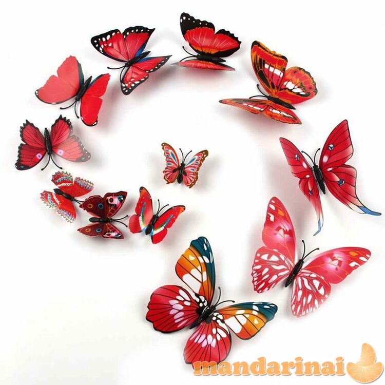 3D lipdukų „Spalvoti drugeliai“ rinkiniai | Mandarinai.lt
