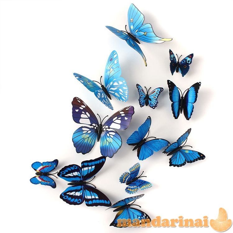 3D lipdukų „Spalvoti drugeliai“ rinkiniai | Mandarinai.lt