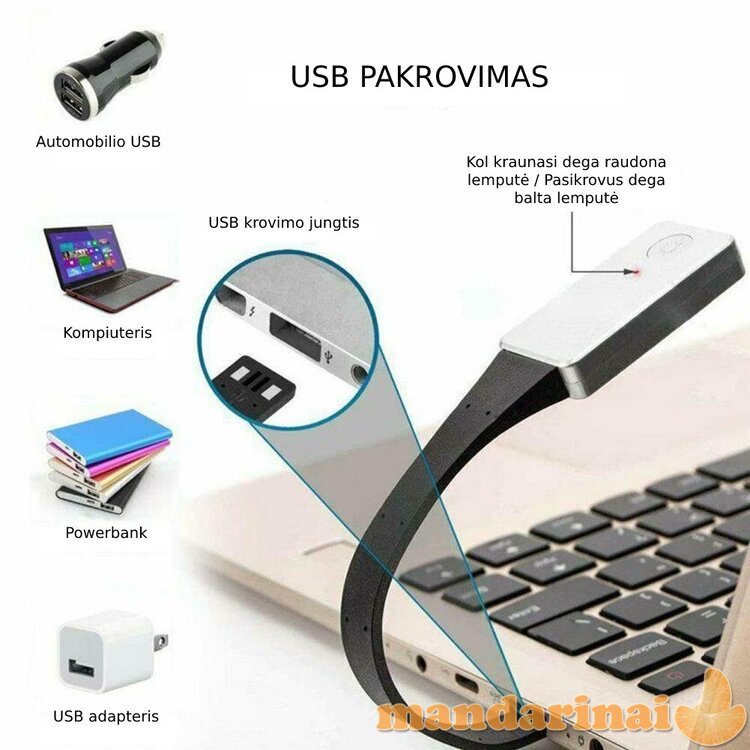 Pakraunama skaitymo lemputė | Mandarinai.lt